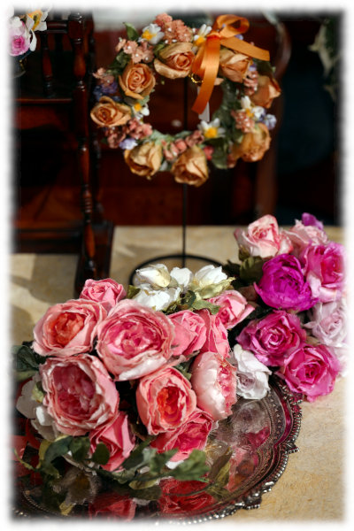 わたべりみ・東 恵巳子 二人展 ～天使の花束～ 少女人形とシルクフラワーの作品展